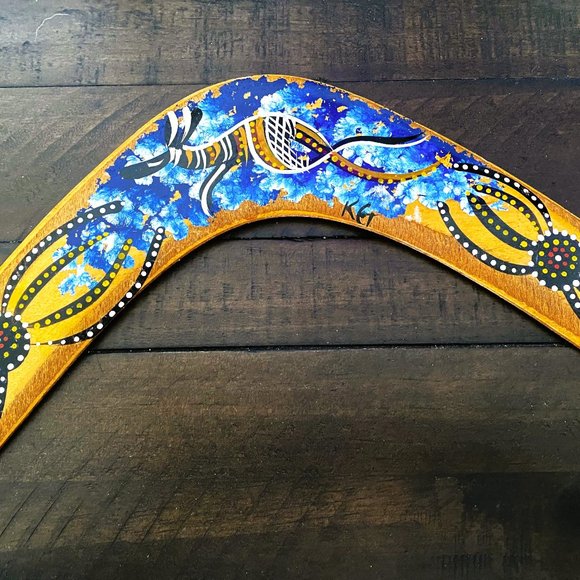 Games | Authentic Australian Handmade Handpainted Signed Ket 12 Inch ...